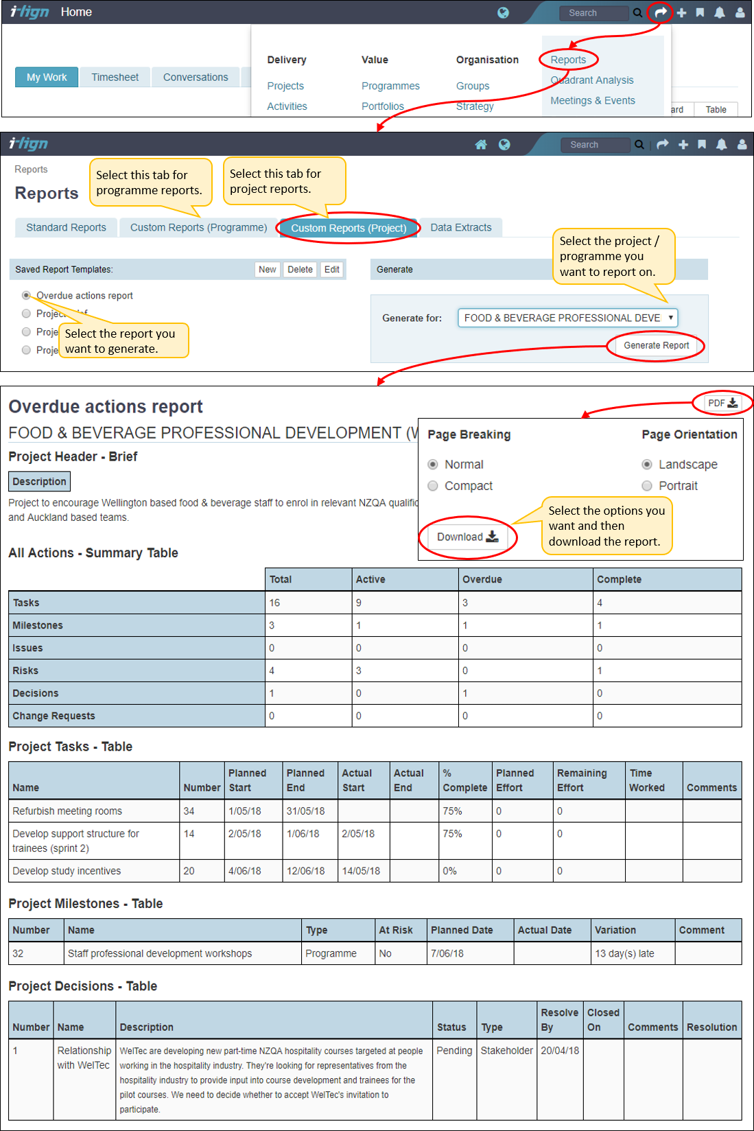 1 Documentation And Reporting